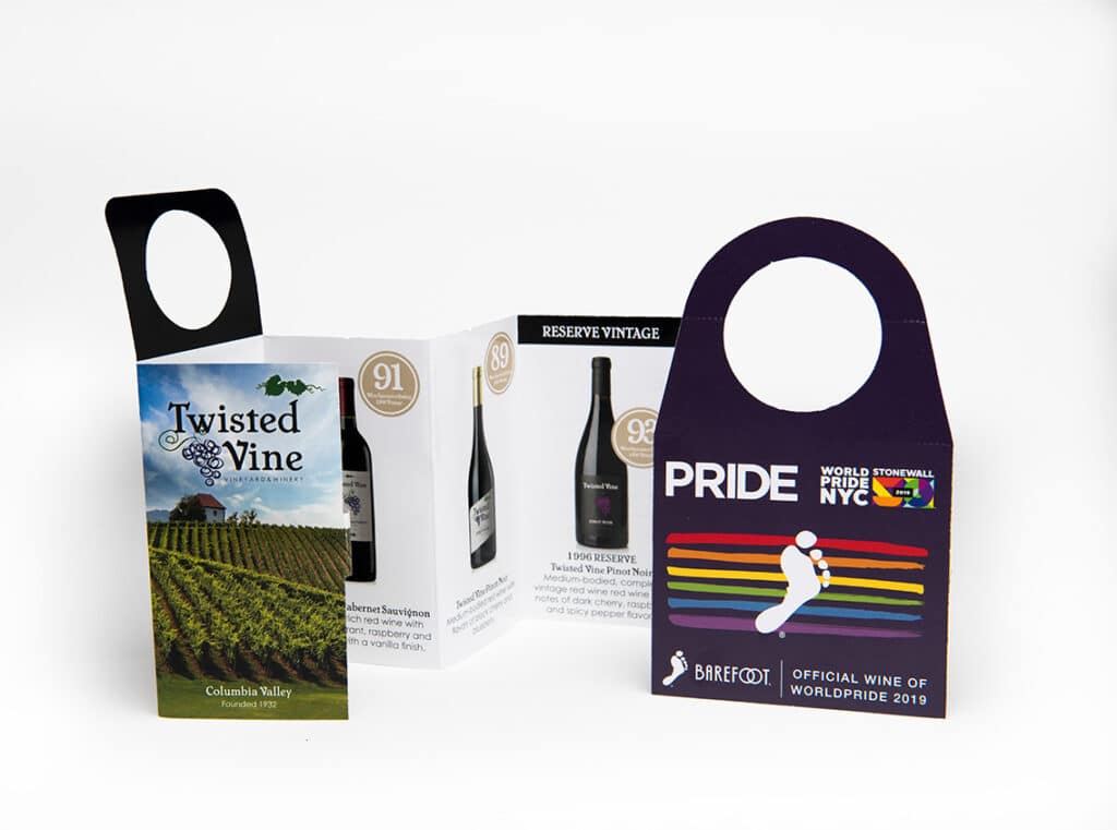 Custom Hang Tag Printing with Drilled Holes and Strings