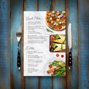 Custom Menu Printing For Restaurants | PrintingForLess