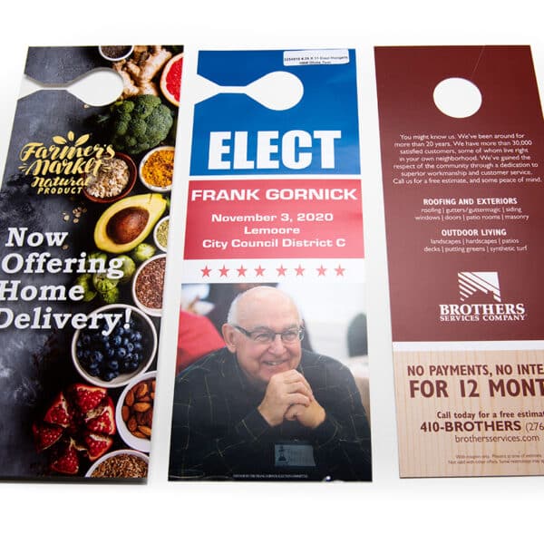 Door Hanger Samples for Design and Marketing Ideas
